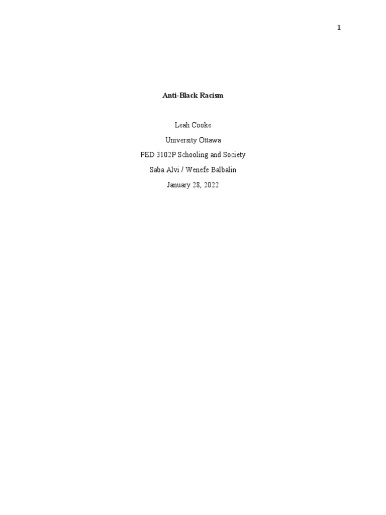 Anti-Racist Teaching Toolbox Resources | PDF | Racism | Discrimination ...