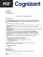 Form-Q - Appointment Order (Only For Bangalore Based Employees) | PDF