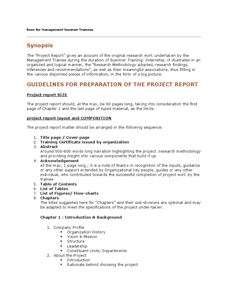 Management Trainee Project Report | PDF | Marketing | Cognition