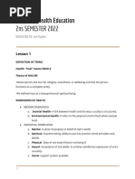 Health Education Notes | PDF | Motivation | Motivational