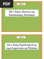 Mga Ahensya NG Pamahalaan | PDF