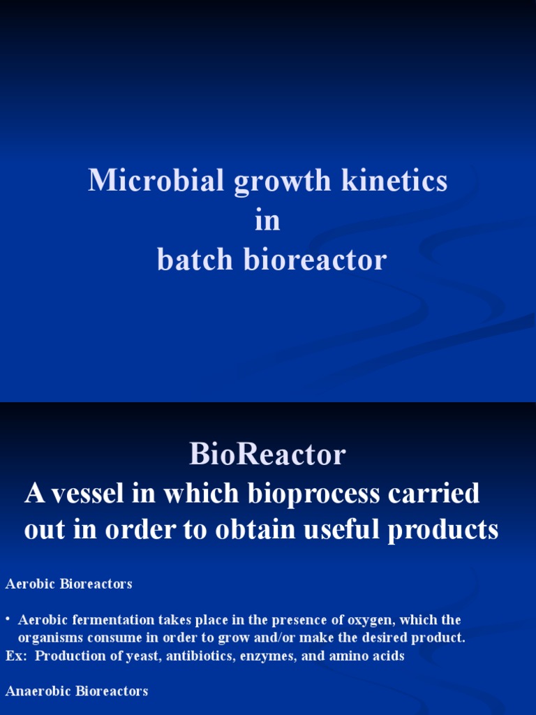 Microbial Growth Kinetics | PDF | Growth Medium | Fermentation
