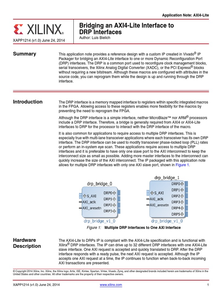 Xapp1214 DRP Bridge | PDF | Legal Liability | Field Programmable Gate Array