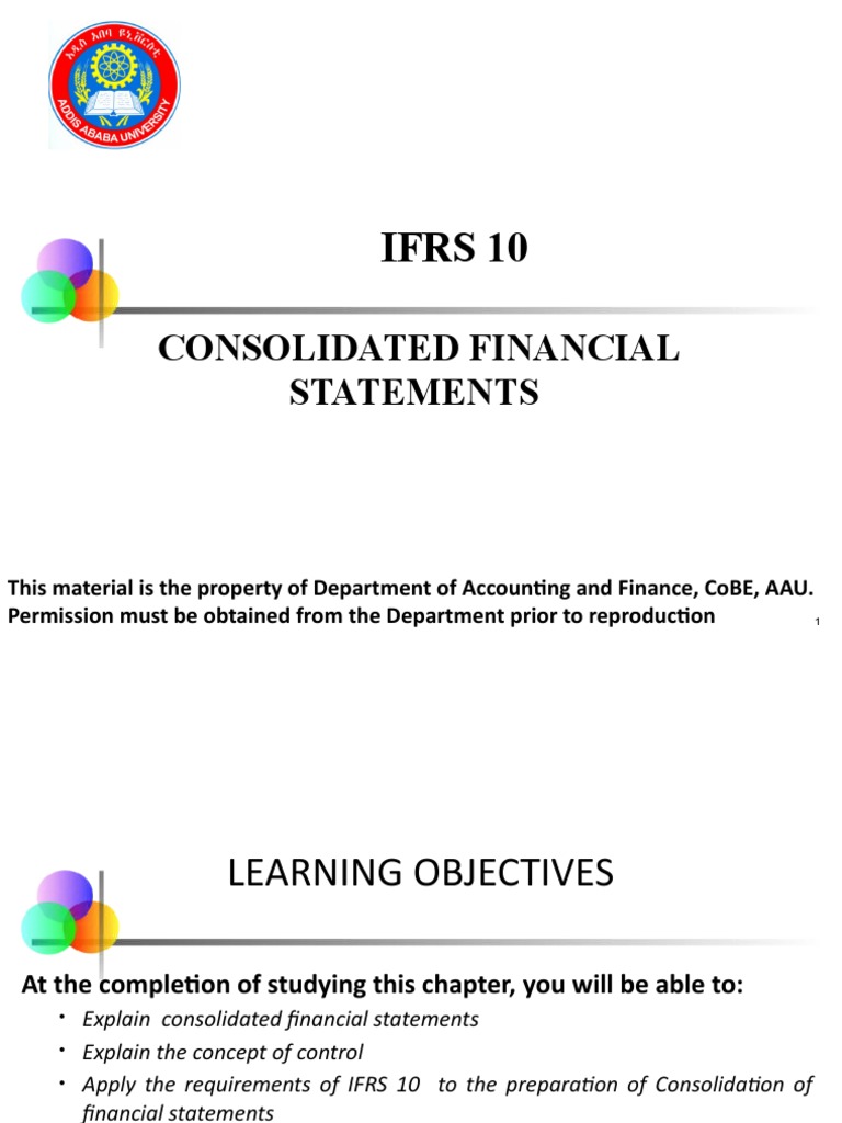 IFRS 10 Consolidation RR | PDF | International Financial Reporting ...
