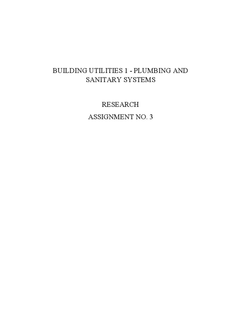 Building Utilities 1 | PDF | Water Purification | Water