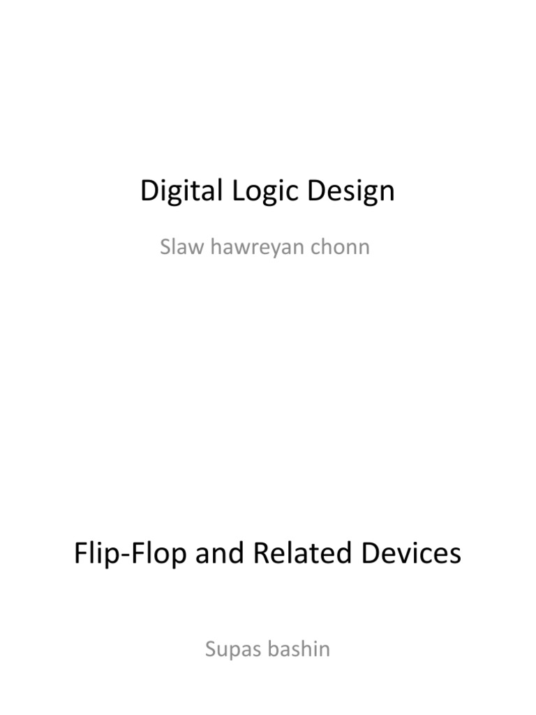 Digital Logic Design | PDF | Computer Science | Electronic Circuits