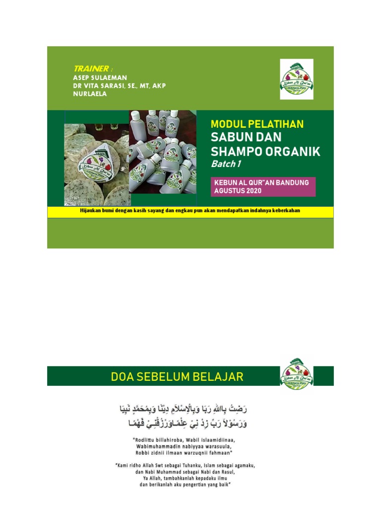 Modul Pembuatan Sabun | PDF