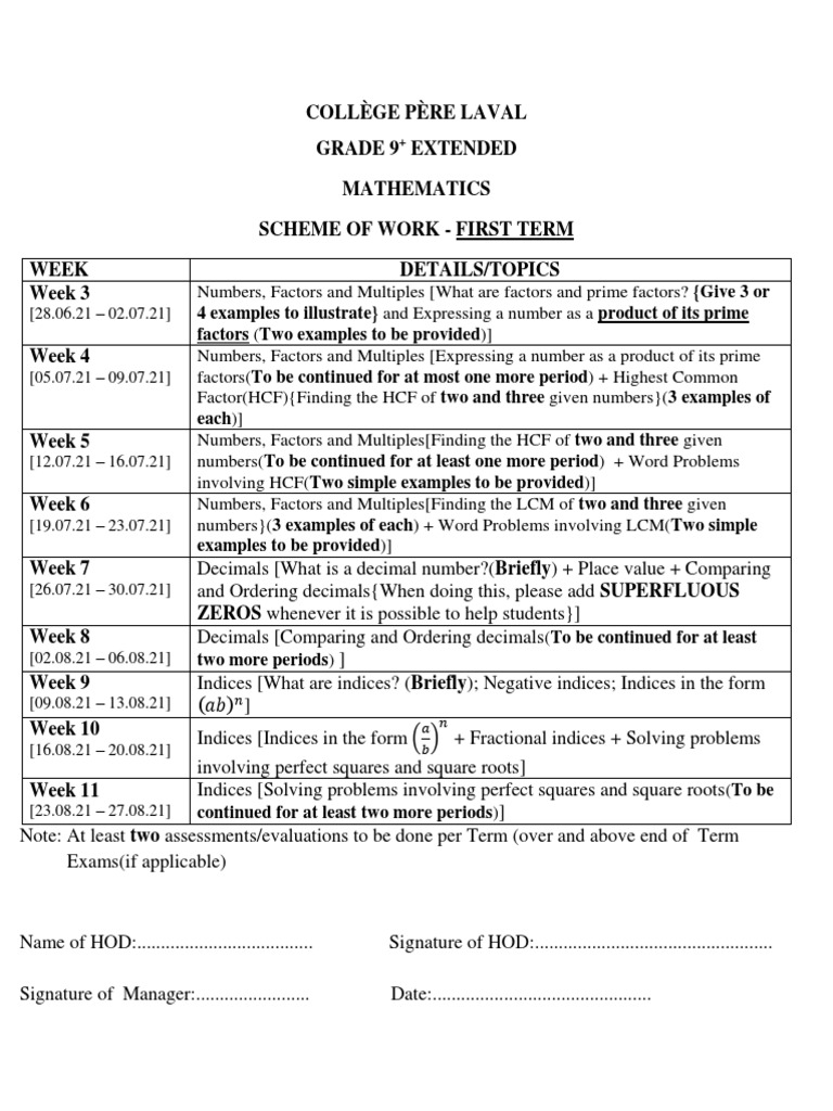 Grade 9 Extended (Plus) | PDF | Matrix (Mathematics) | Factorization