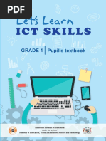 Grade 1 Computer Book 18 Feb | PDF | Computer Keyboard | Computing
