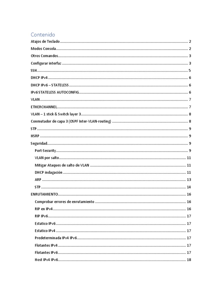 Packet Tracer - Comandos | PDF | Dirección IP | Enrutador (Computación)