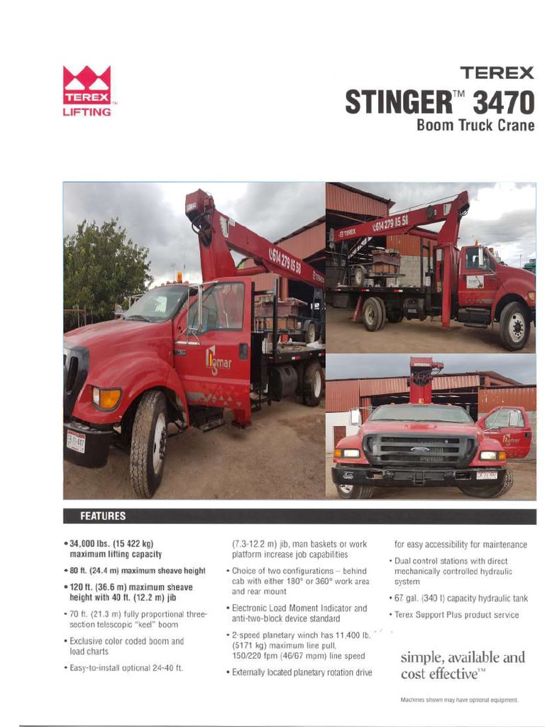 Terex 17 Ton BT 3470 | PDF