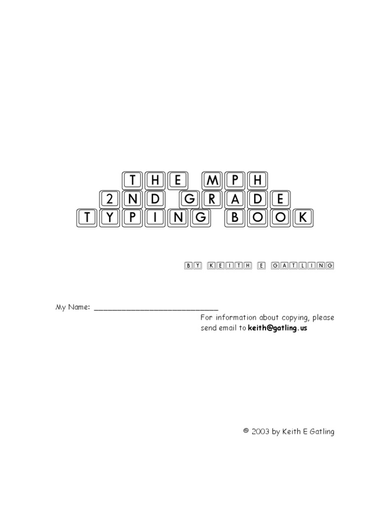 2nd Grade Typing | PDF