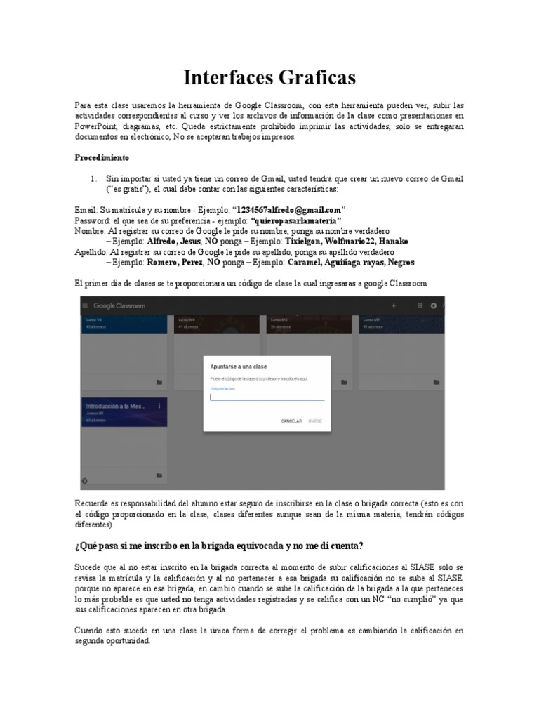 Interfaces Gráficas - Información de Clase | PDF | Prueba (evaluación ...