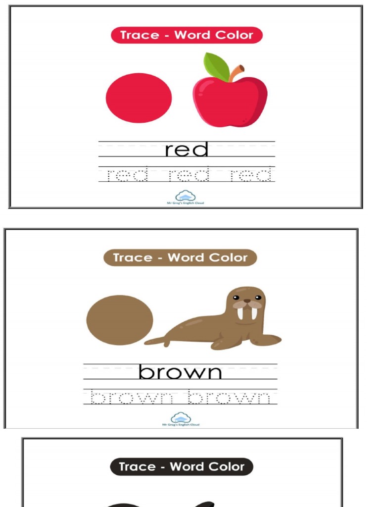 Colours For Kids | PDF