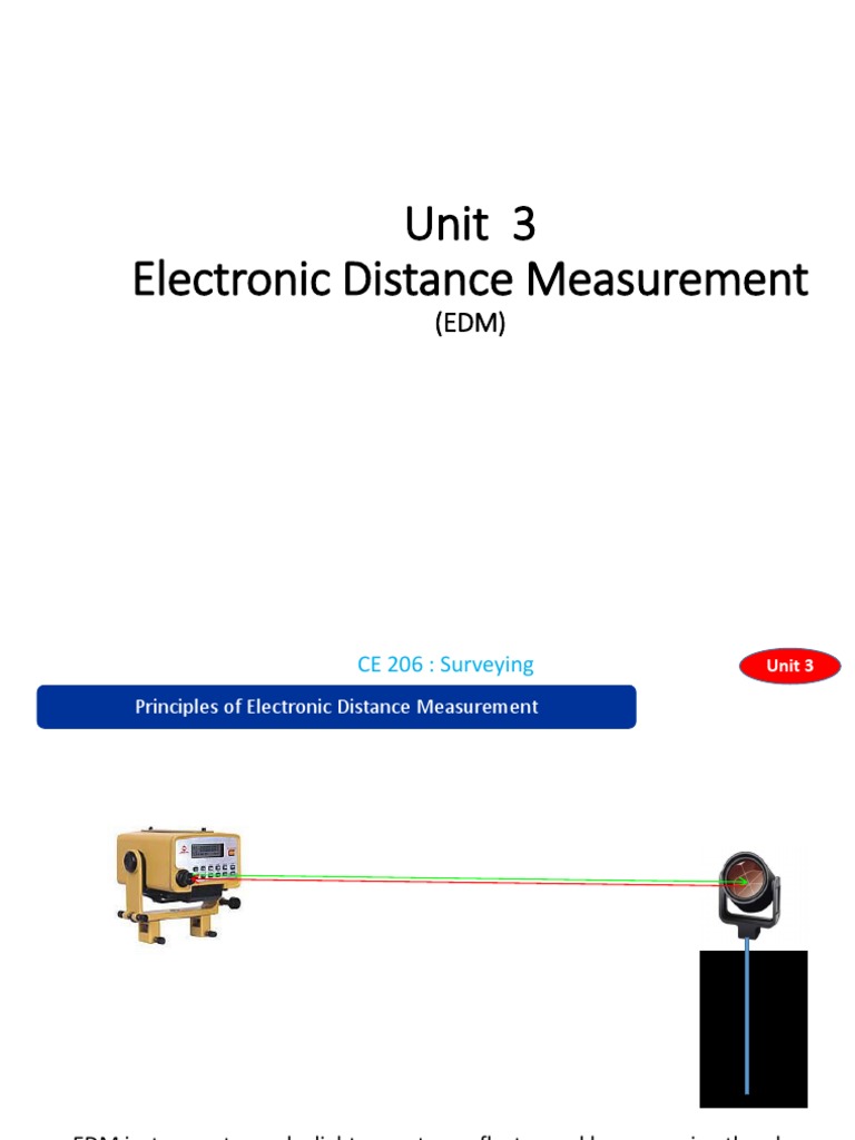 Electronic Distance Measurement | PDF | Surveying | Waves