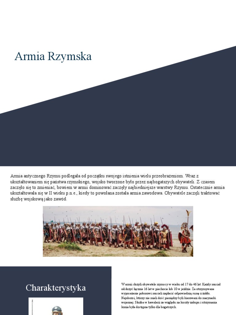 Armia Rzymska | PDF