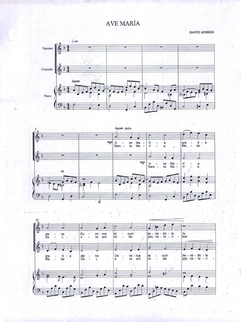 Ave Maria - SS | PDF