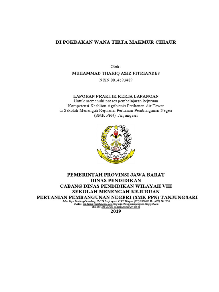 Jilid Laporan Perorangan | PDF