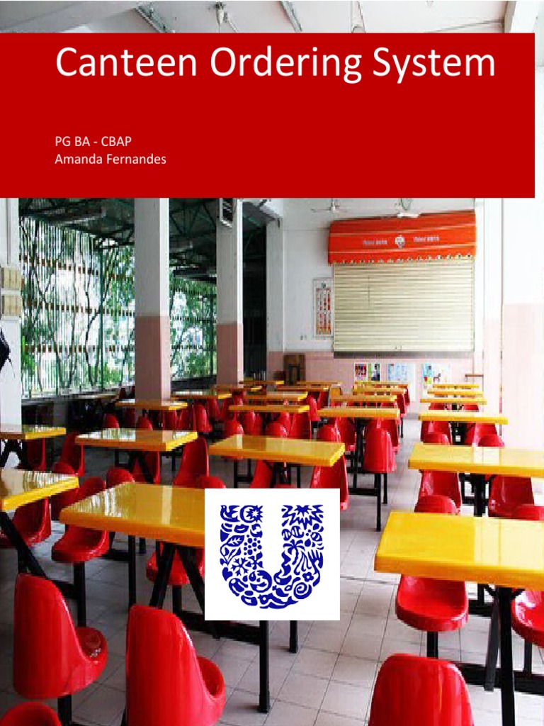 Unilever Canteen Ordering System by Amanda Fernandes | PDF | Menu | Cafeteria