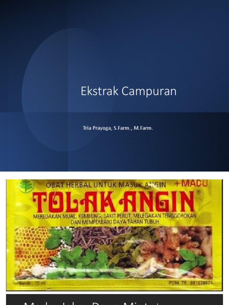 Ekstrak Campuran: Keunggulan dan Kekurangan | PDF