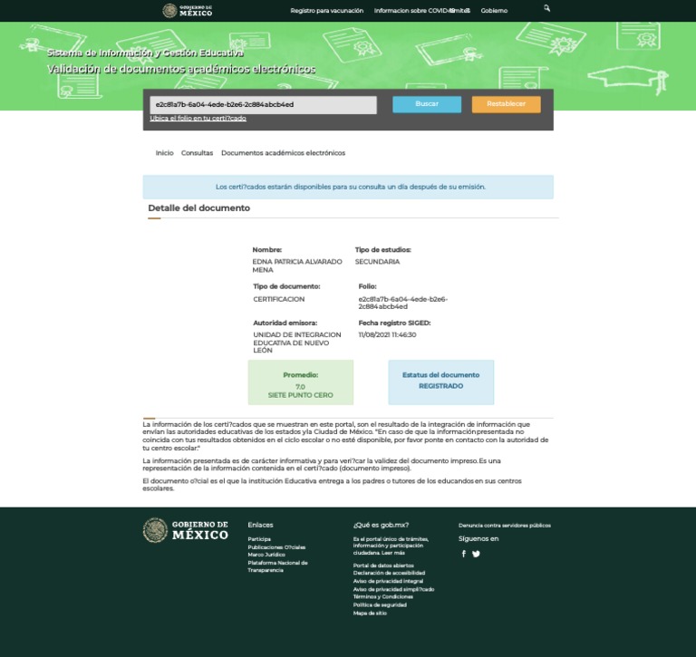 Siged Sep - Gob | PDF | Informática