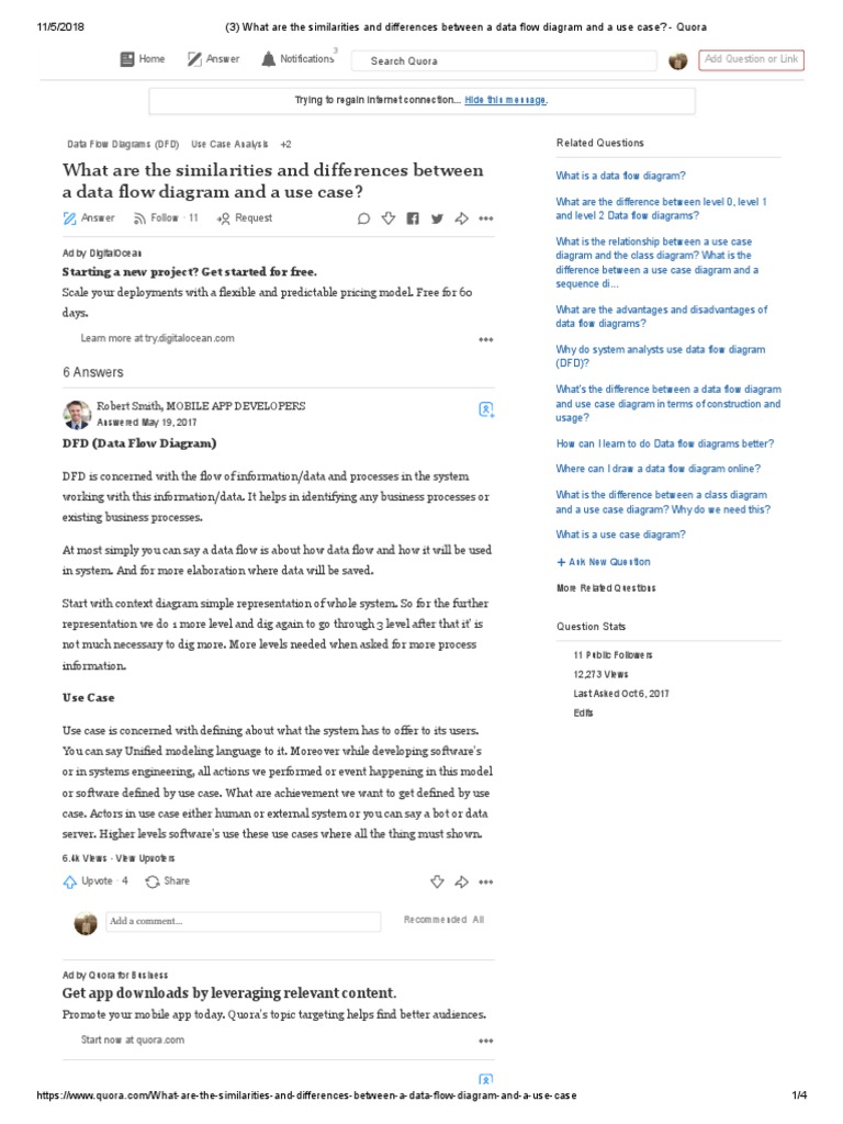 What Are The Similarities and Differences Between A Data Flow Diagram ...