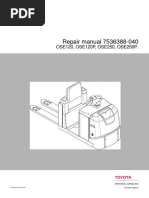 Toyota BT Reflex RRE200 Reach Forklift Reach Trucks Service Repair ...