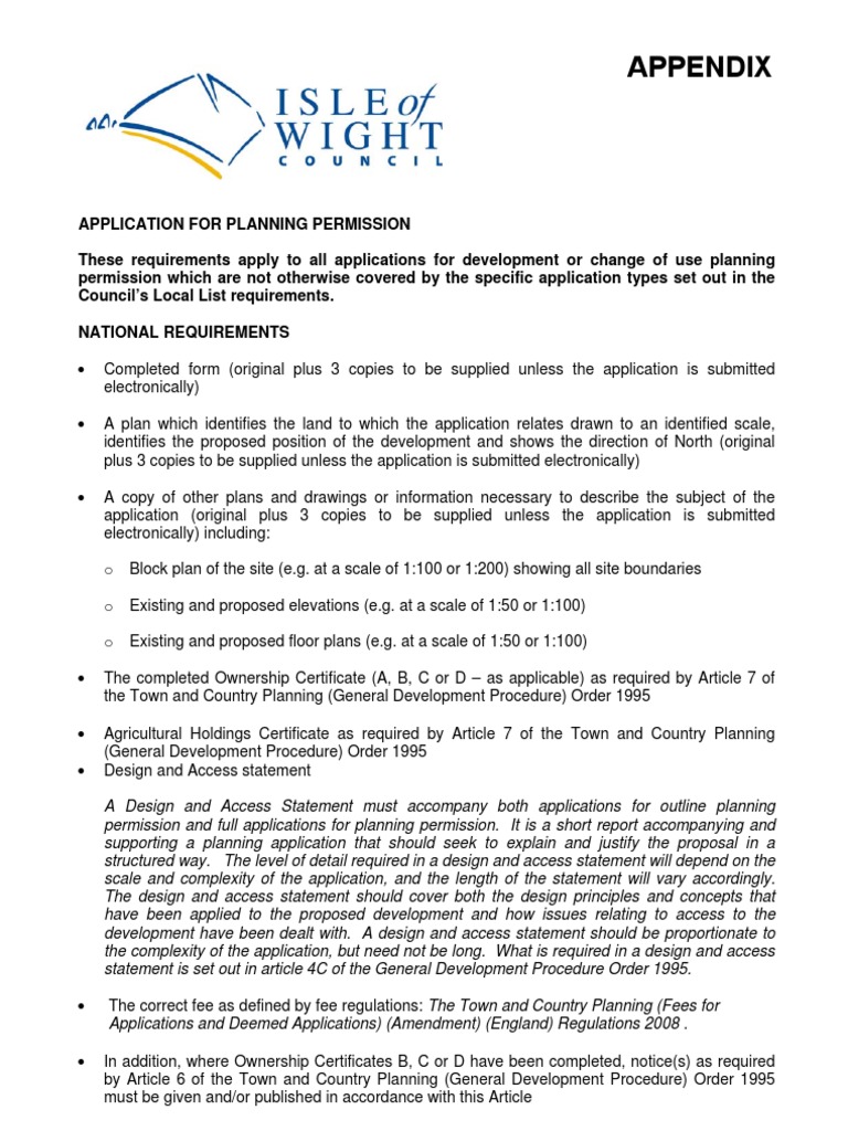 New Local List For Planning Applications | PDF | Business