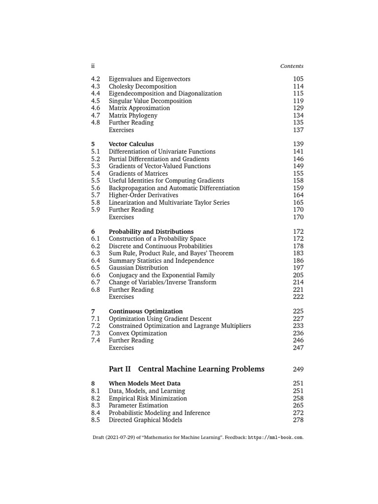 Mathematics For Machine Learning-4 | PDF | Gradient | Derivative