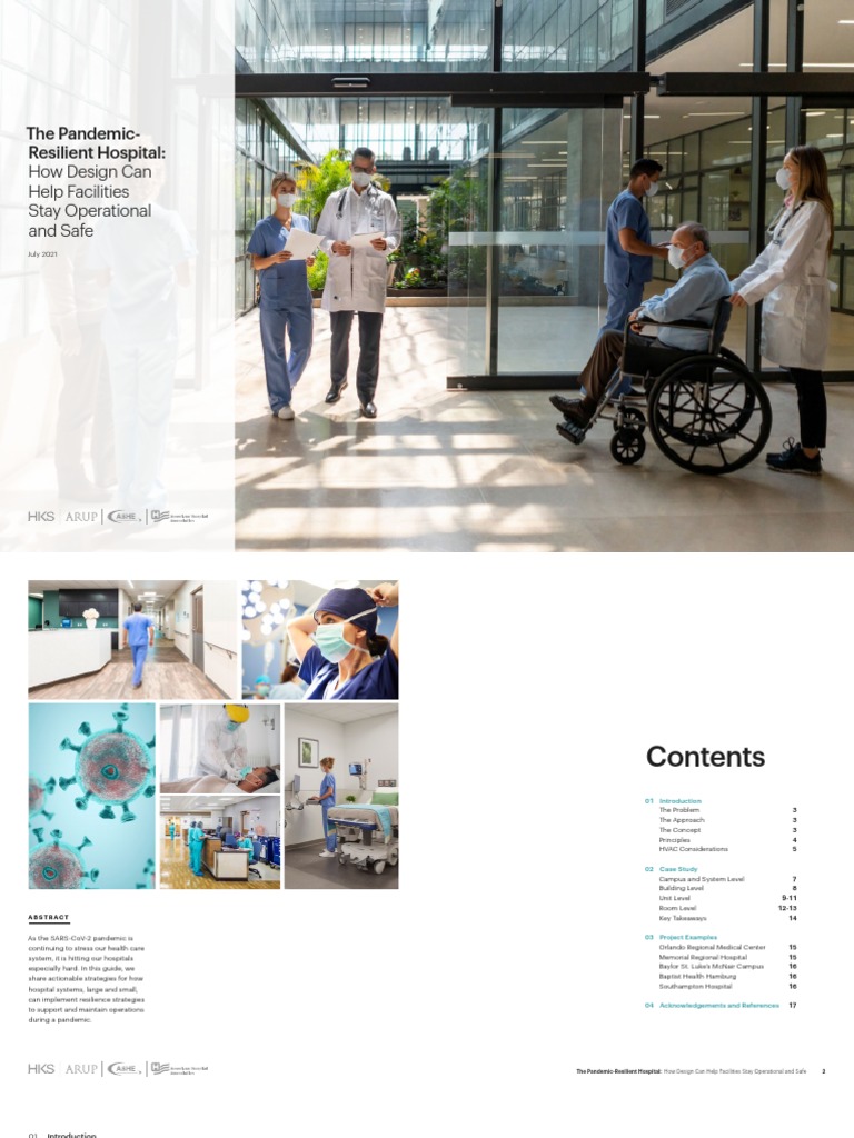 Pandemic Resilient Hospital | PDF | Ventilation (Architecture) | Hospital