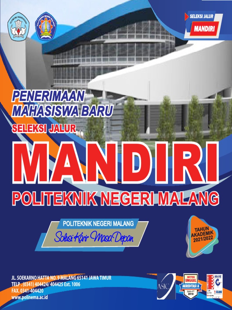 Biaya dan Seleksi Mandiri Polinema 2025 | PDF | Teknologi & Rekayasa
