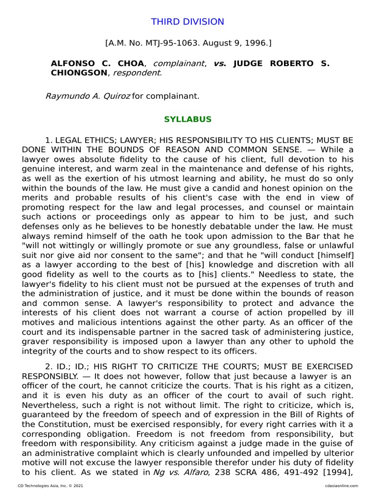 Attorney Disciplined for Filing Groundless Complaint | PDF | Lawyer ...