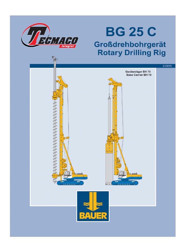 Bauer BG 25 C | PDF