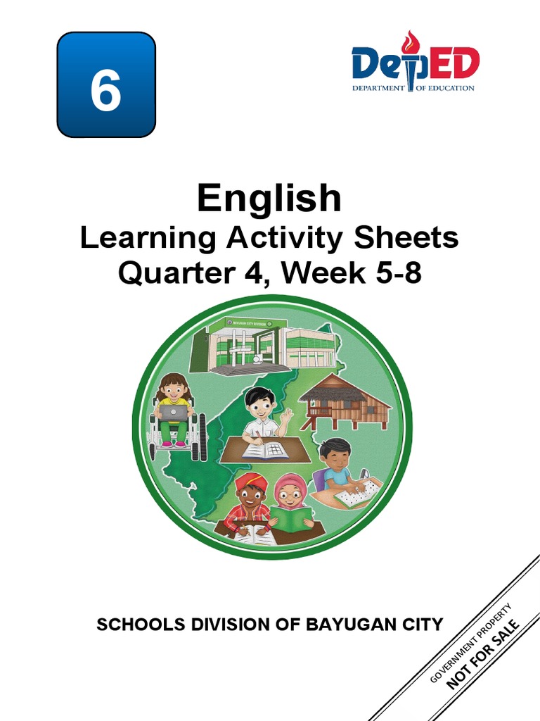 Activity-Sheets-ENGLISH 6 QUARTER 4 W5-8 | PDF | Essays | Learning