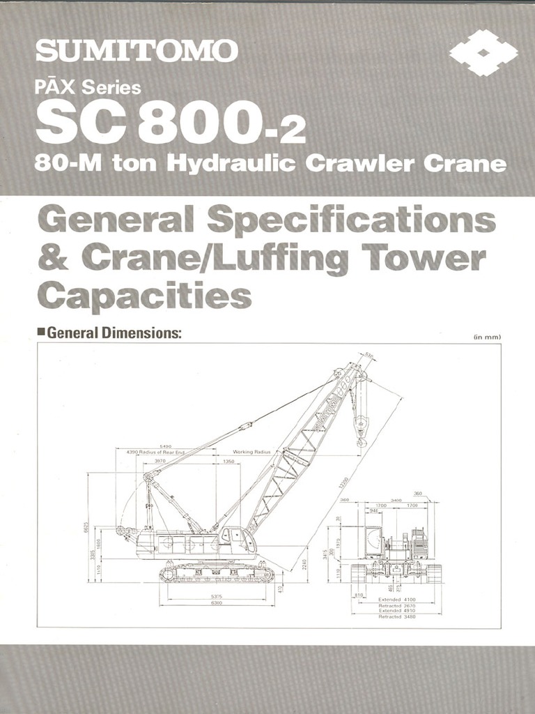 Sumitomo SC800-2 | PDF