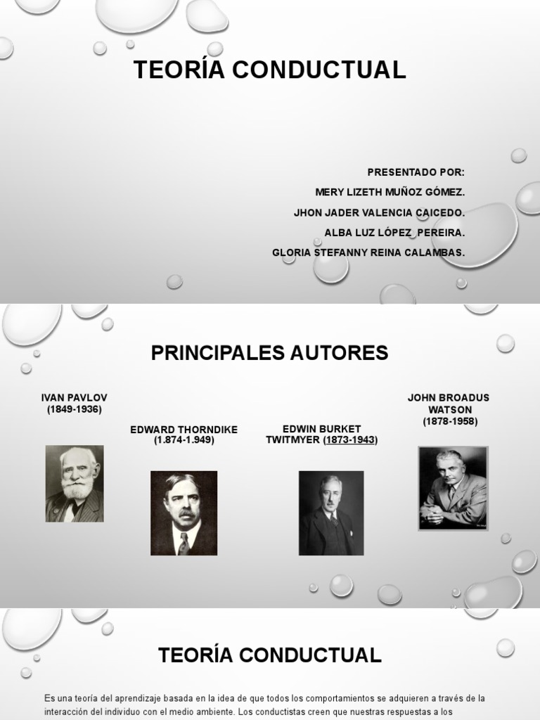 Teoría Conductual: Claves y Aplicaciones | PDF | Comportamiento ...