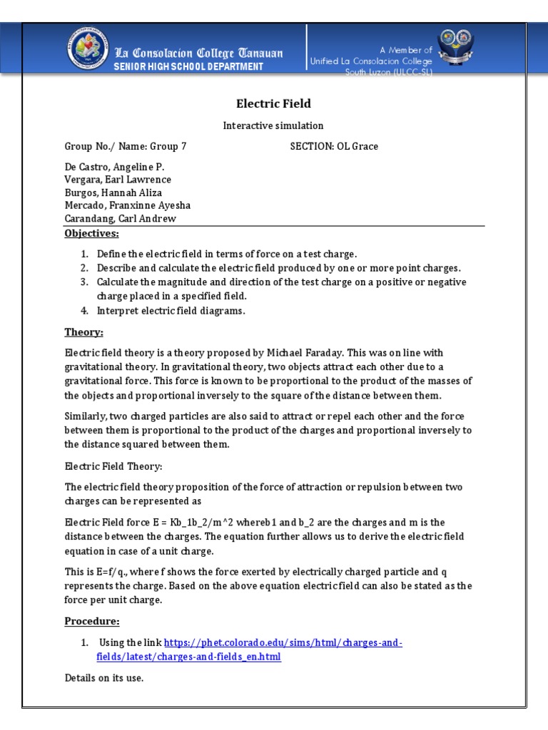 PT 1 Electric Field | PDF | Electric Field | Force