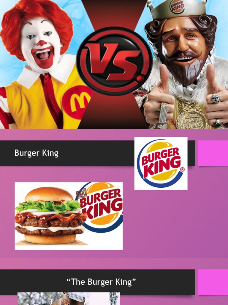 Burger King VS Mcdonald S Slides | PDF