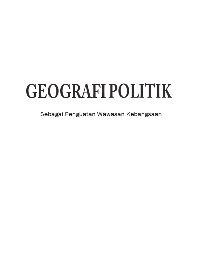 Geo Politik | PDF