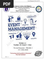 SOP of Events | PDF | Marketing | Internet