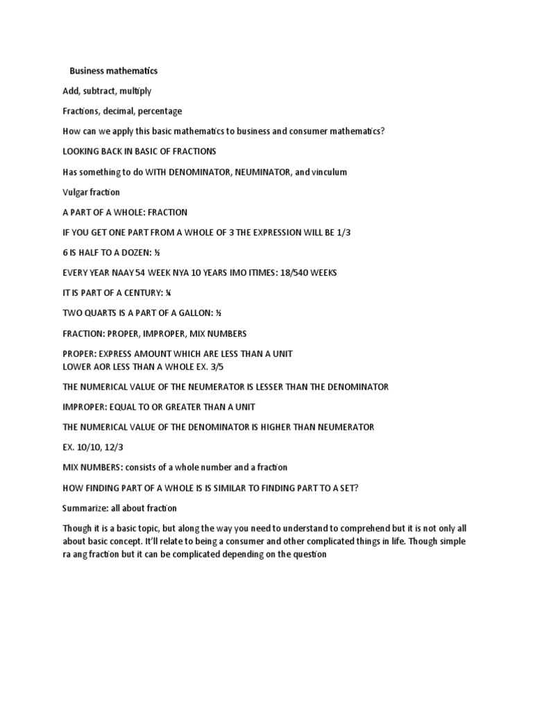 CM & FM Discussion | PDF | Mathematical Objects | Lexicology