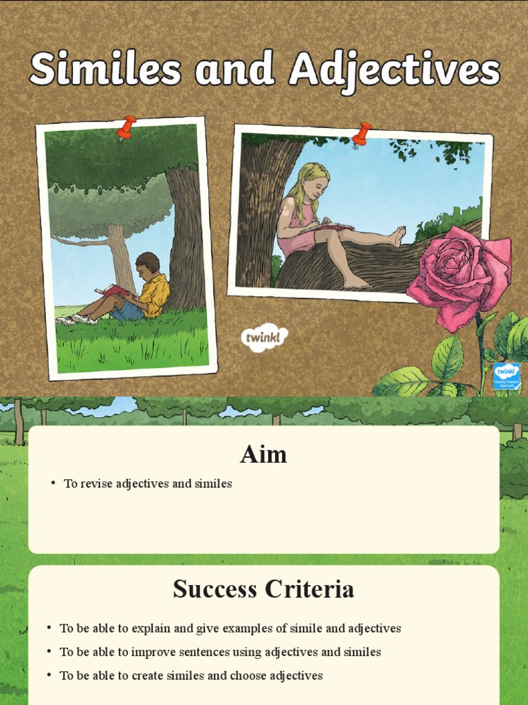 Similes and Adjectives | PDF