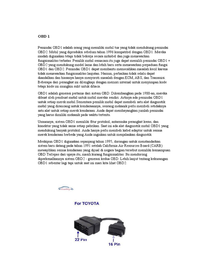 Obd 1 & 2 | PDF | Bisnis | Komputer