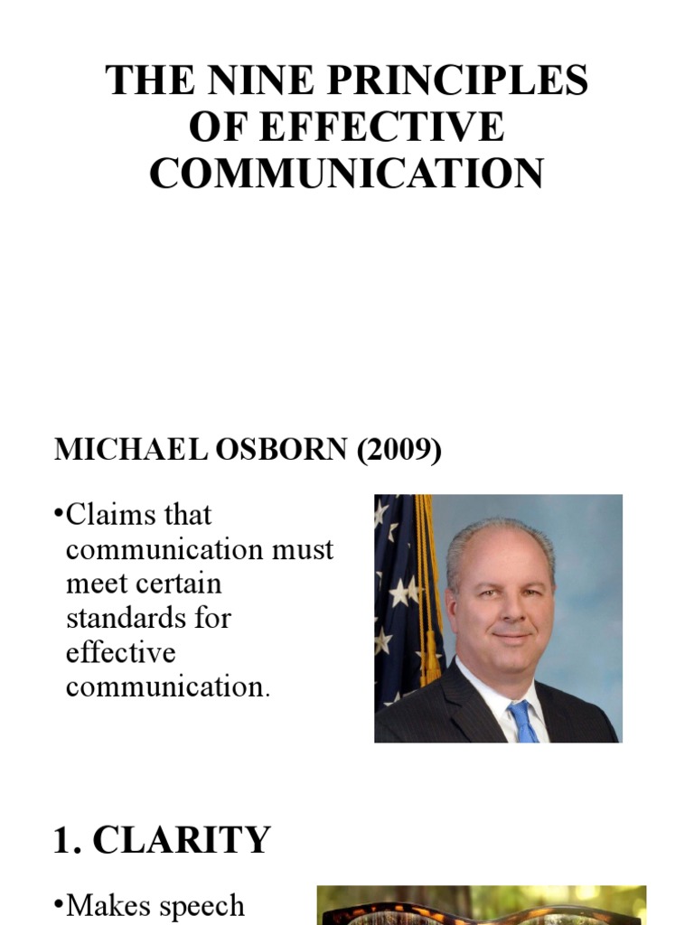 The Nine Principles of Effective Communication4 | PDF