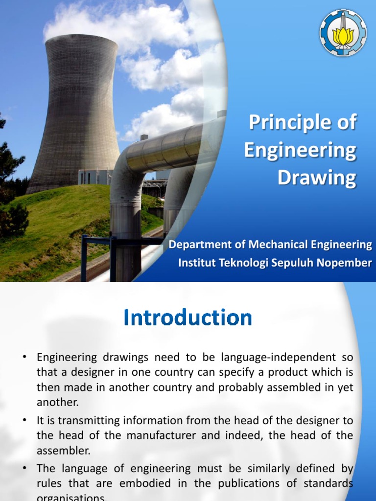 1 Principle of Engineering Drawing | PDF | Engineering Tolerance | Design