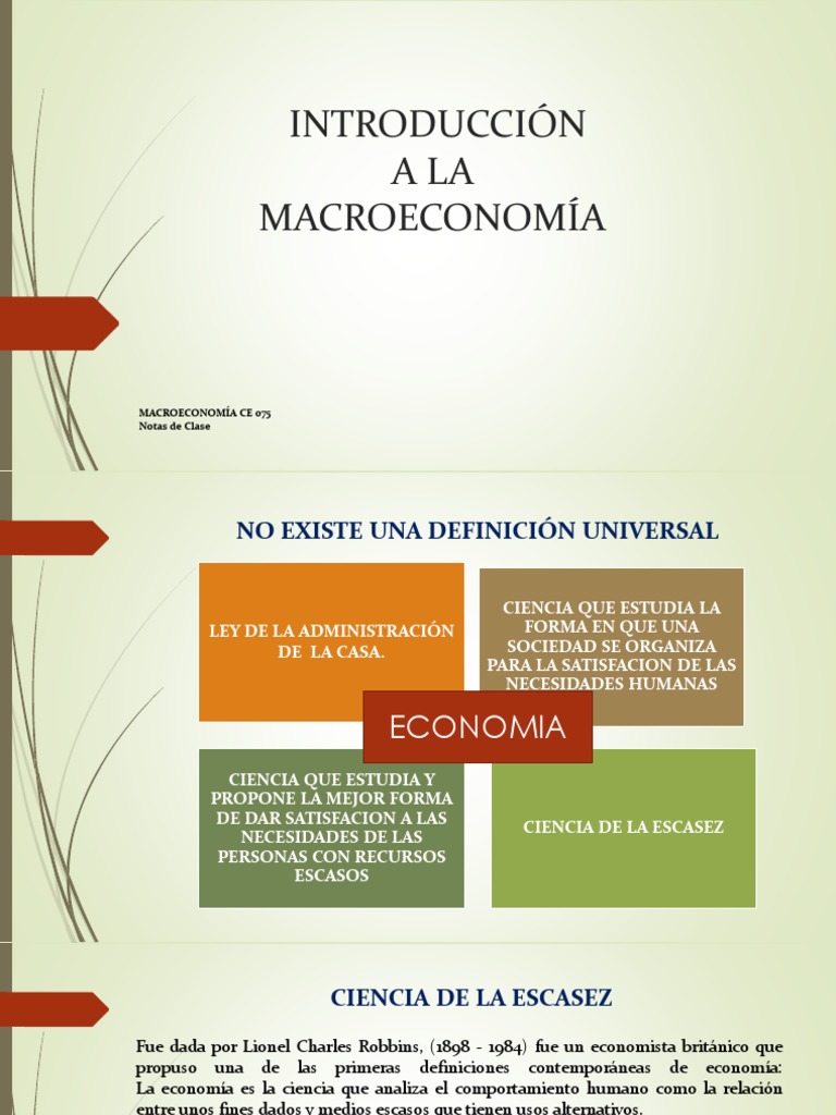1 - Introducción A La Macroeconomia | PDF | Inflación | Macroeconómica