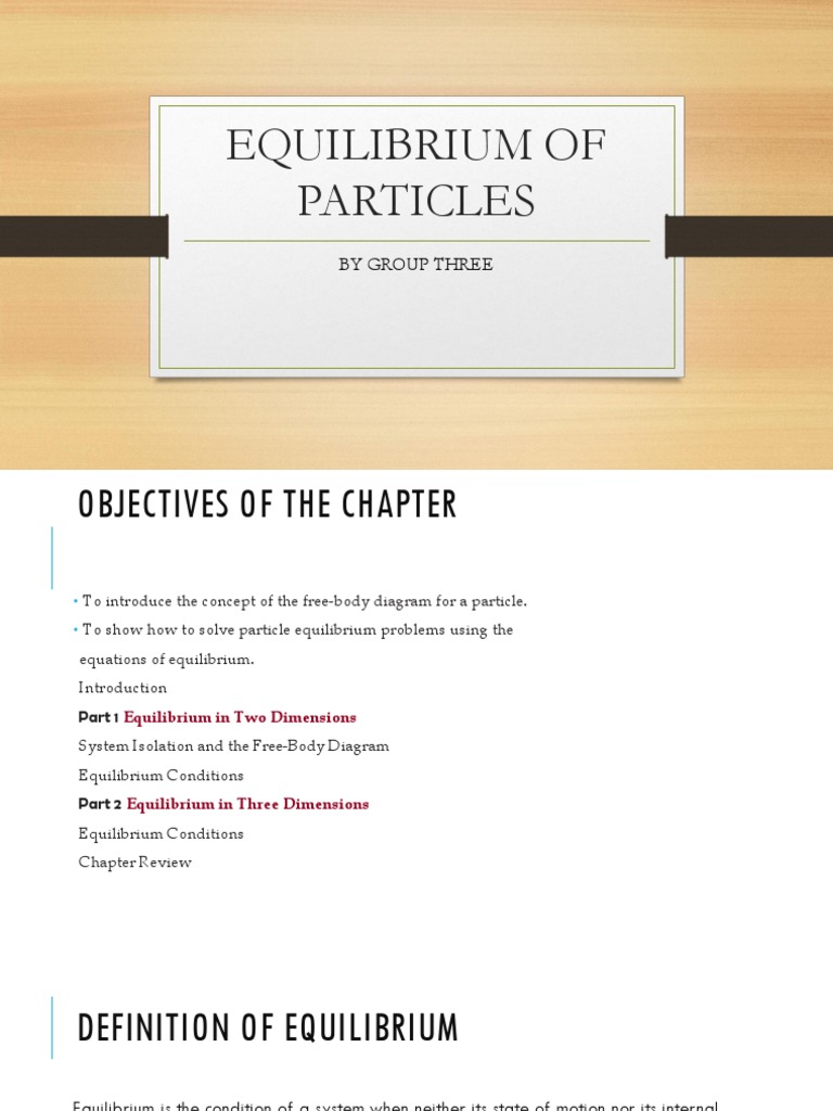 Chapter 3 Equilibrium of Particles | PDF | Euclidean Vector | Force