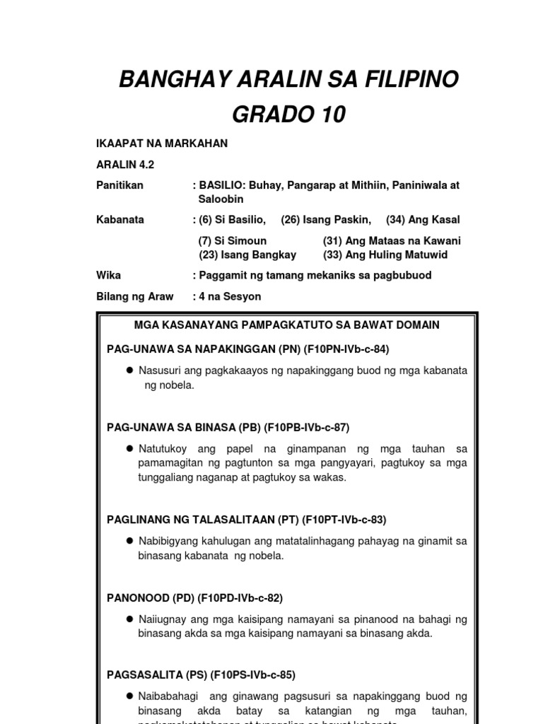 Who Is Basilio | PDF