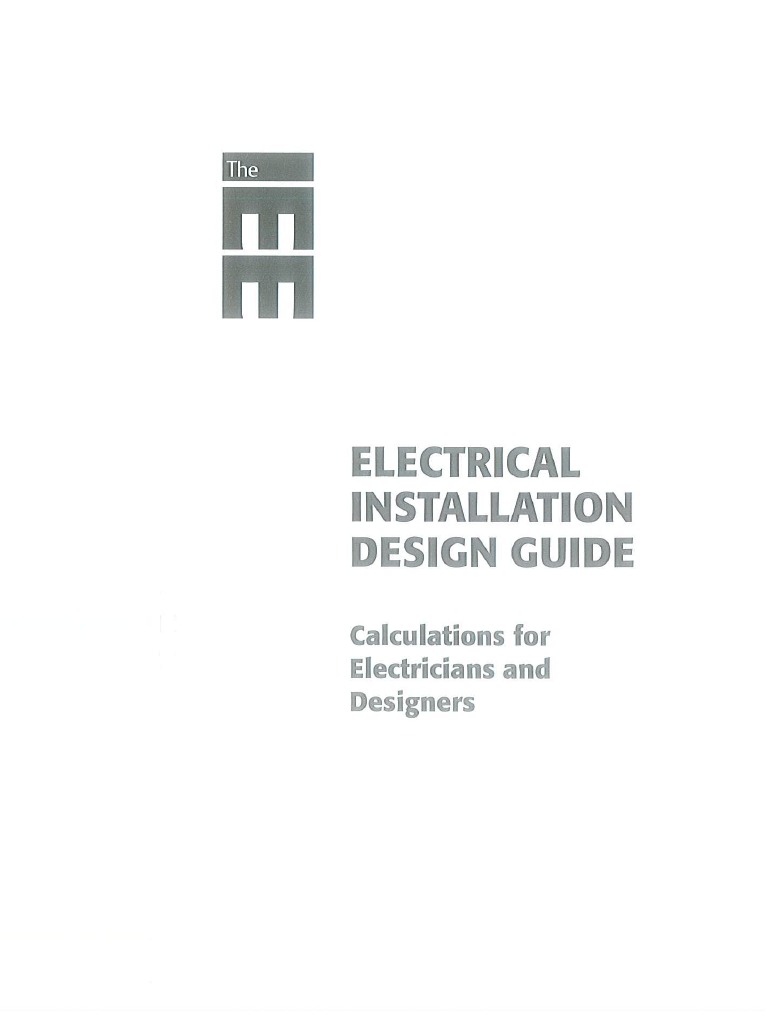 Iee Electrical Installation Guide | PDF