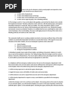 Fire Drill Scenarios | PDF | Surgery | Anesthesia